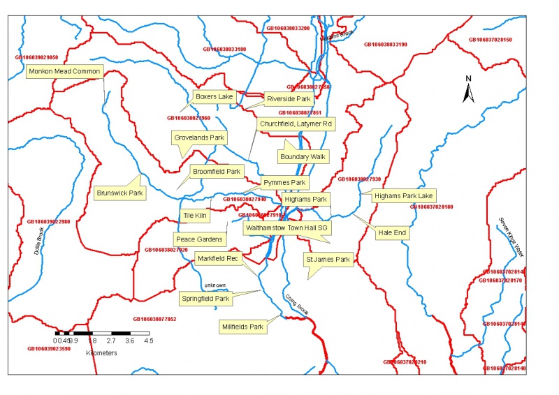 File:Map of the Lower Lee Valley showing Diffuse Pollution Project ...